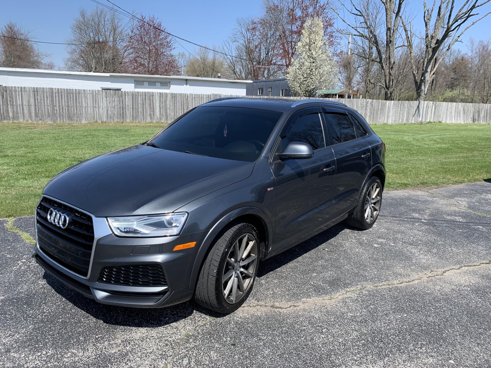 Amazon.com: OMAC Window Wind Deflector for Audi Q3, Q3 Quattro 2013 ...