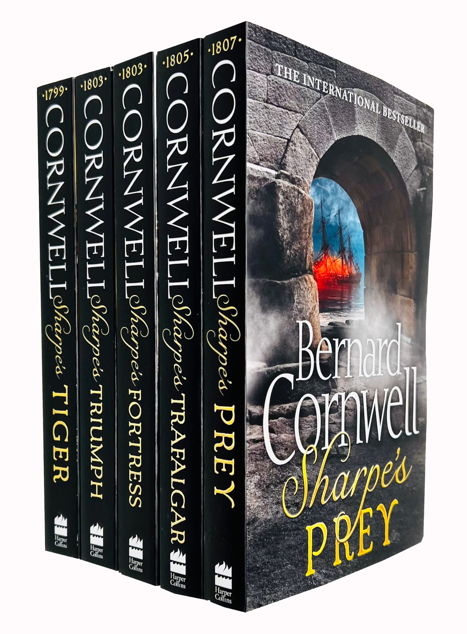 Bernard Cornwell's Richard Sharpe's Series 1 to 5 Books Set (Prey ...