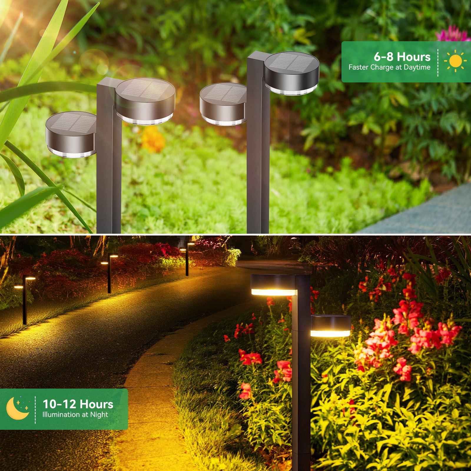 12 Hour Solar Path Lights Outdoor Solar Lights Can Transform Your Yard