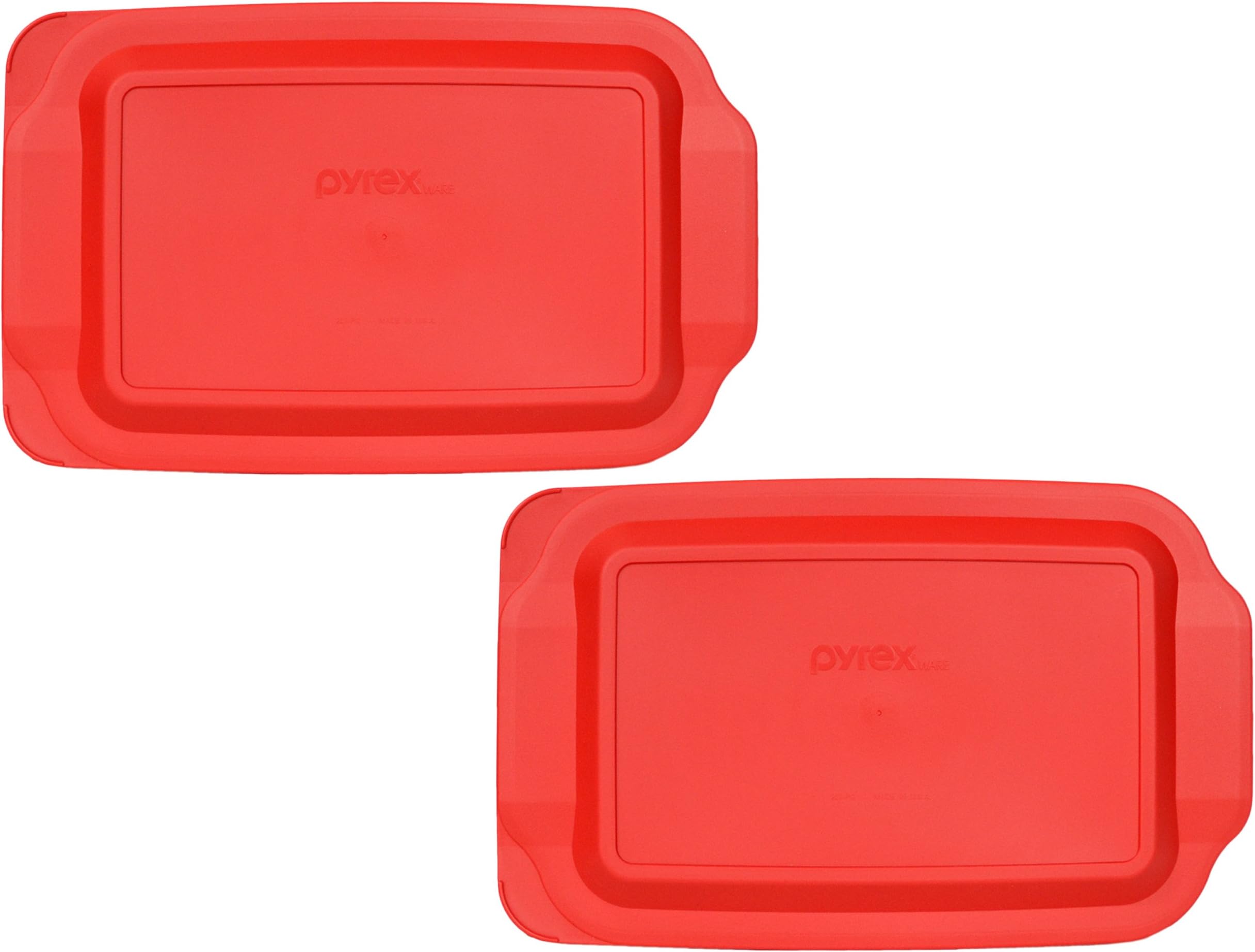 Amazon.com: Pyrex 233-PC 3qt Red Food Storage Replacement Lid (2-Pack ...