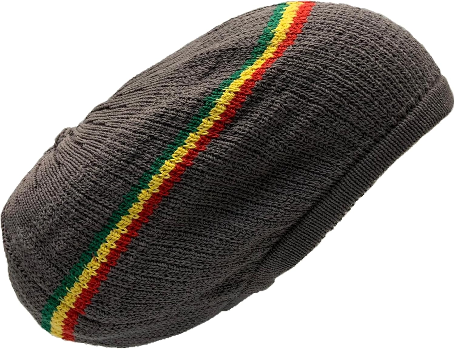 FIREBUN Gray Rasta Hat Jamaica Dreadlocks Tam Berret at Amazon Men’s ...
