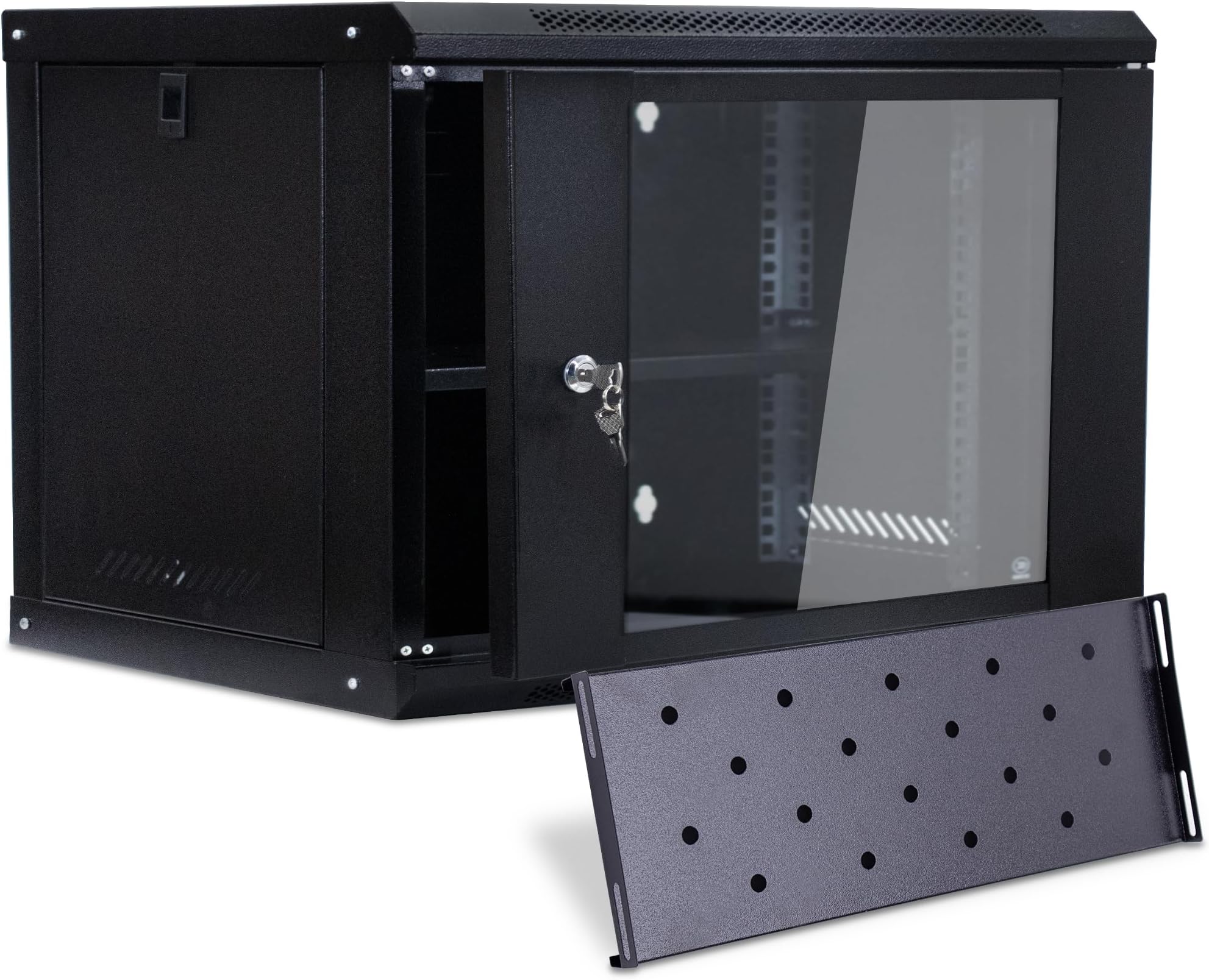 Amazon.com: CHEALON 6U Wall Mount Network Rack for 19 Inch Equipment 17 ...