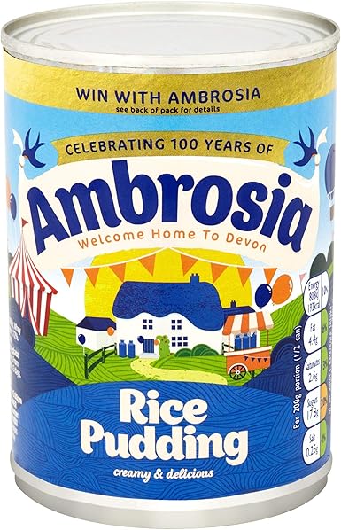 Ambrosia Rice Pudding - 12x400g : Amazon.co.uk: Grocery