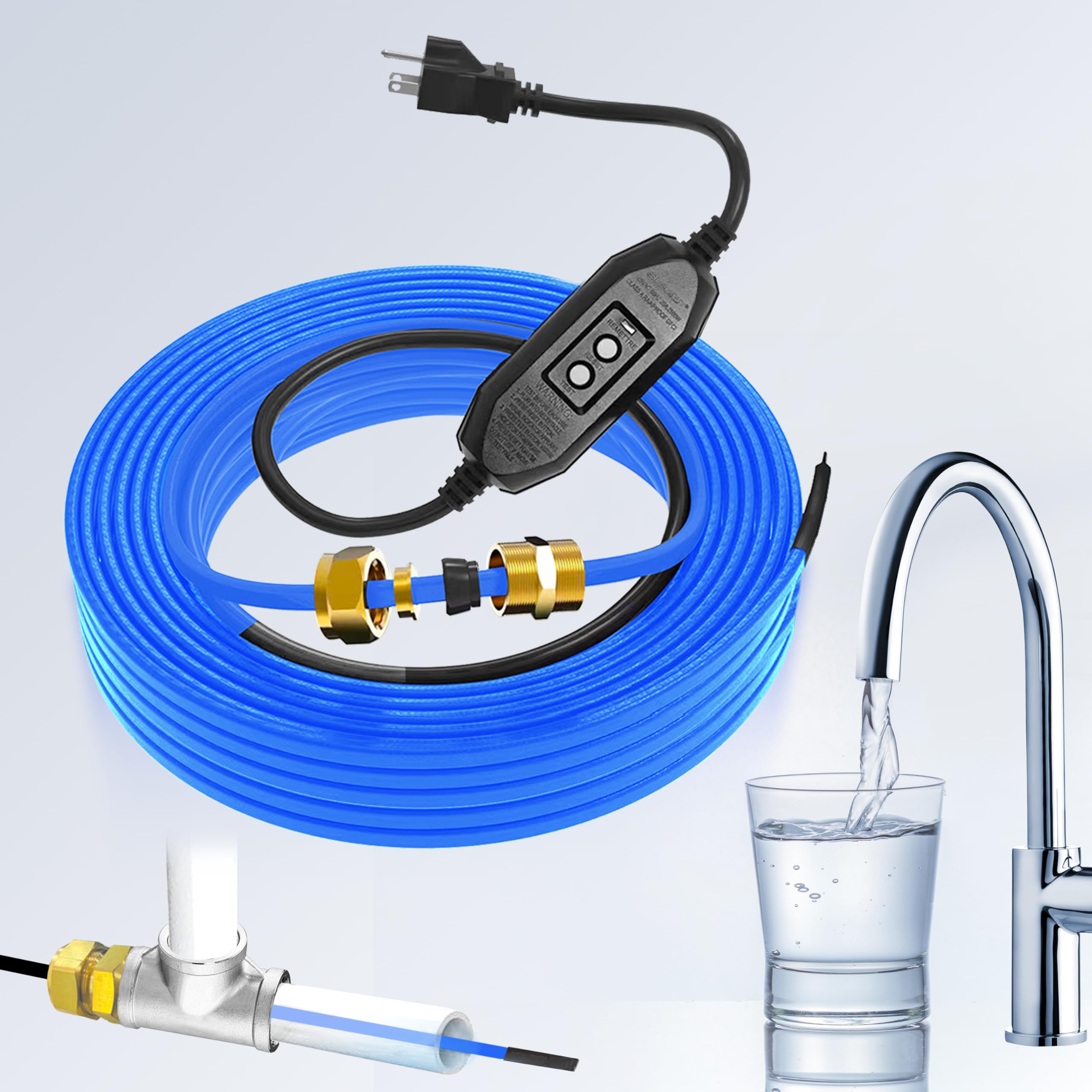 in Pipe Heating Cable Prevents Pipes from Freezing, YeloDeer Internal ...