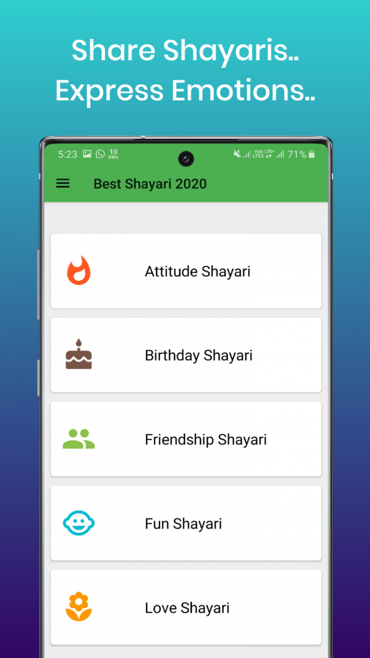 Best Shayari2020: Latest Hindi shayaris - App on Amazon Appstore