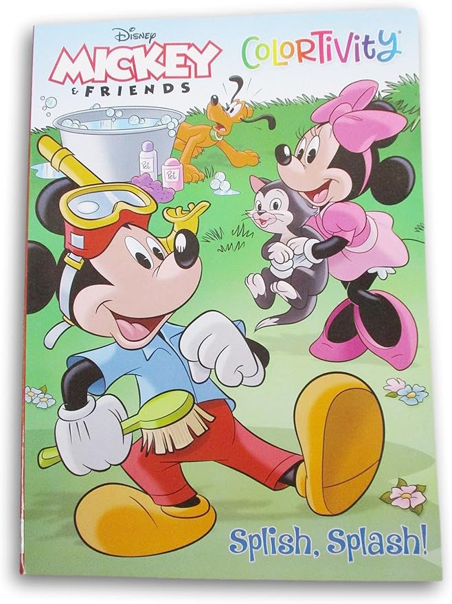 Amazon.com: Mickey and Friends ''Splish Splash'' Coloring and Activity ...