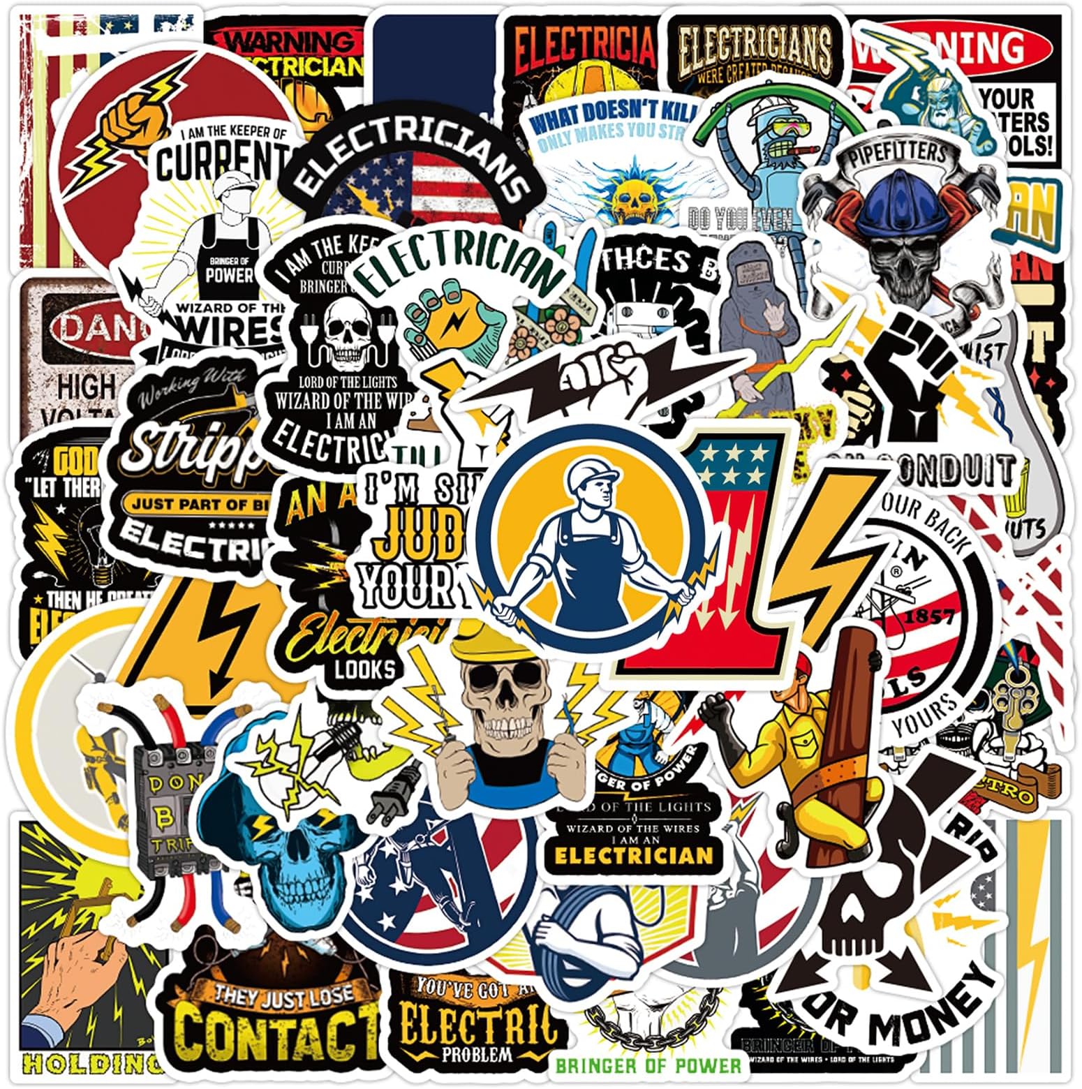 Amazon.com: JS Artworks Lineman's Wife Electric Pole Electrician Vinyl ...