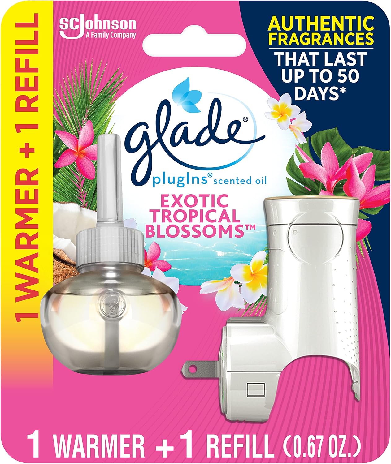 Amazon.com: Glade PlugIns Refills Air Freshener Starter Kit, Scented ...