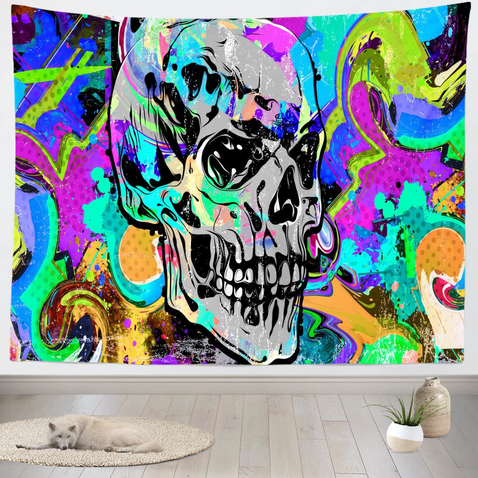Trippy Skull Artwork