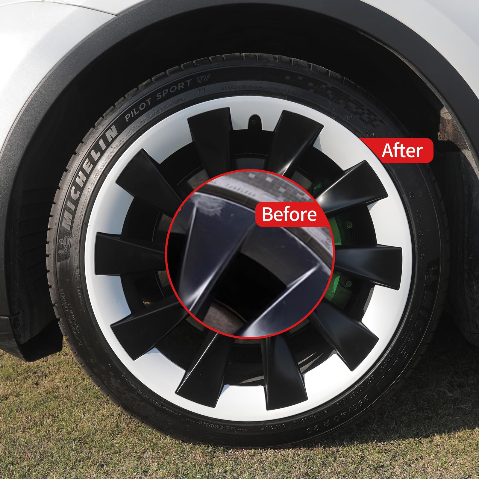 20 Inch Rims Set Of 4 Design For Tesla Model Y 2020-2024 Cyclone Wheel ...