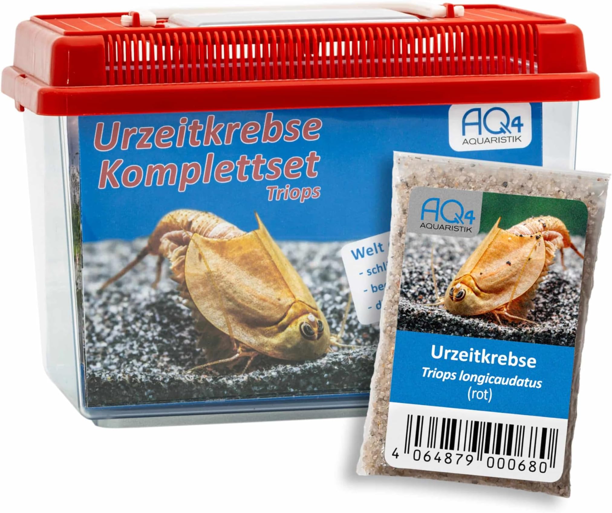 Triops longicaudatus (rot) Starterset: Urzeitkrebse Eier, 2,5 l ...