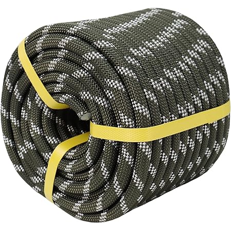 Amazon.com: Double Braid Polyester Arborist Bull Rope | Made in USA ...