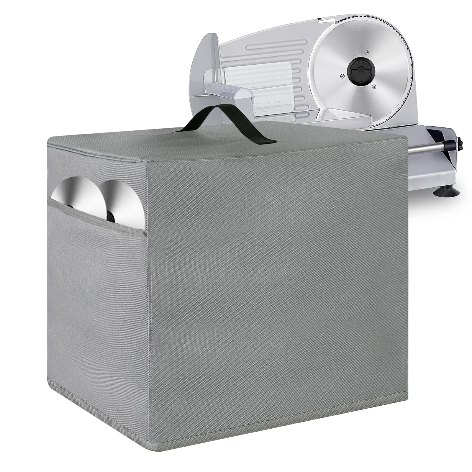 Amazon.com: Meat Slicer Dust Cover,Food Slicer Cover,with Storage ...