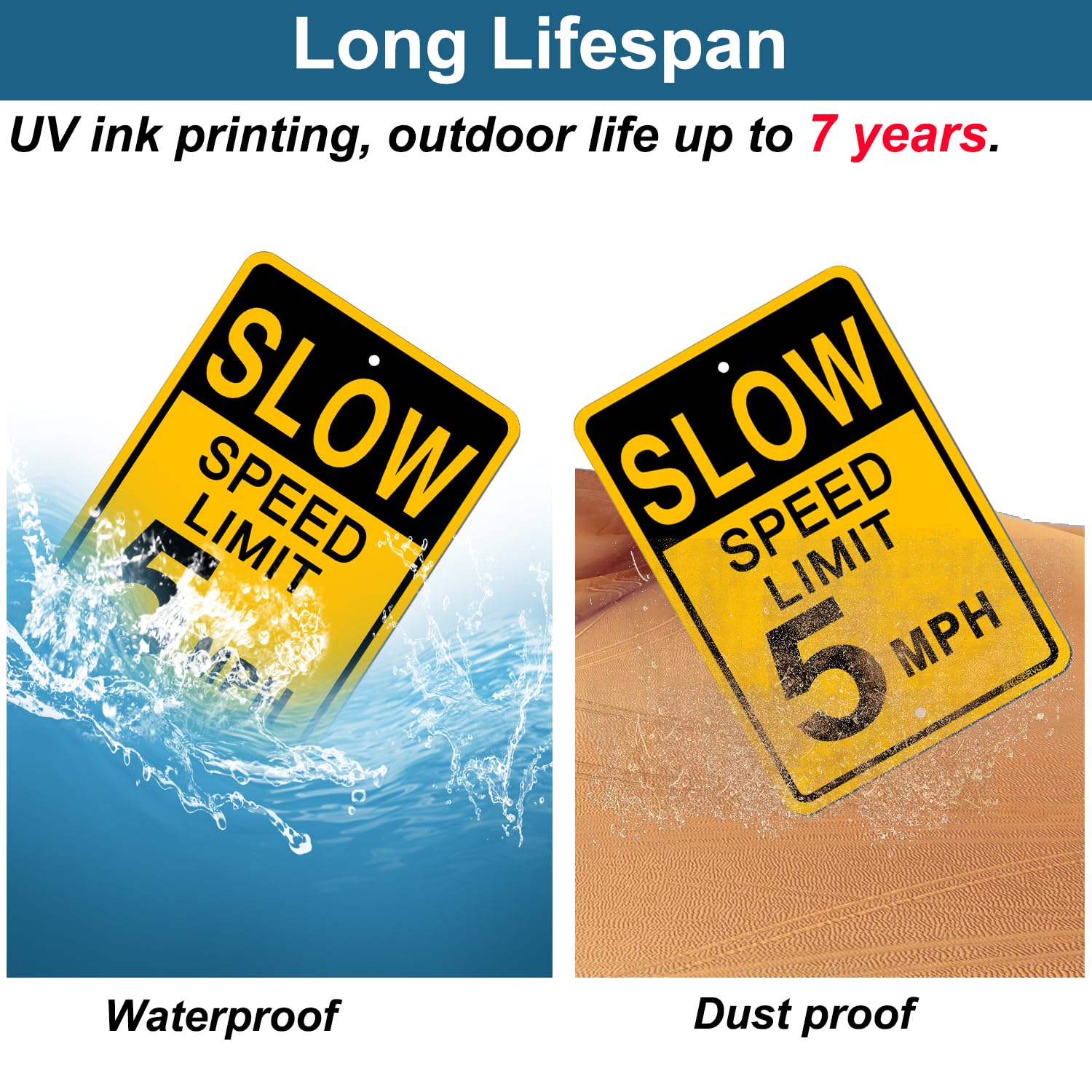 Snapklik.com : Slow Down Speed Limit 5MPH Sign