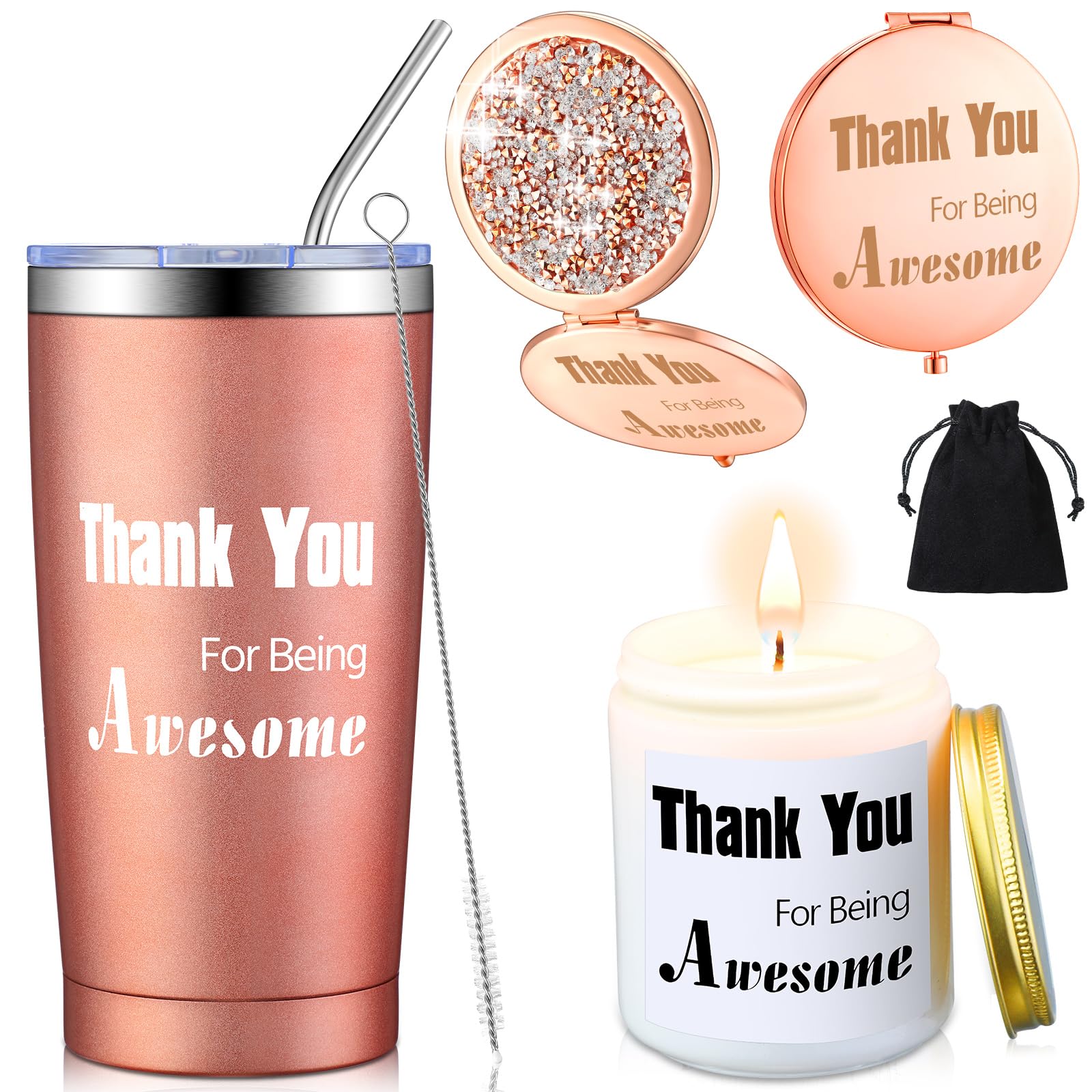 Tanlade Appreciation Gift Set Engraved with Letters thank You for Being ...