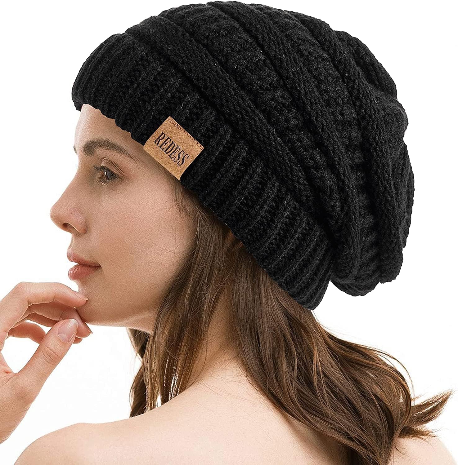 Slouchy Beanie Hat For Men And Women Winter Warm Chunky | Desertcart UAE