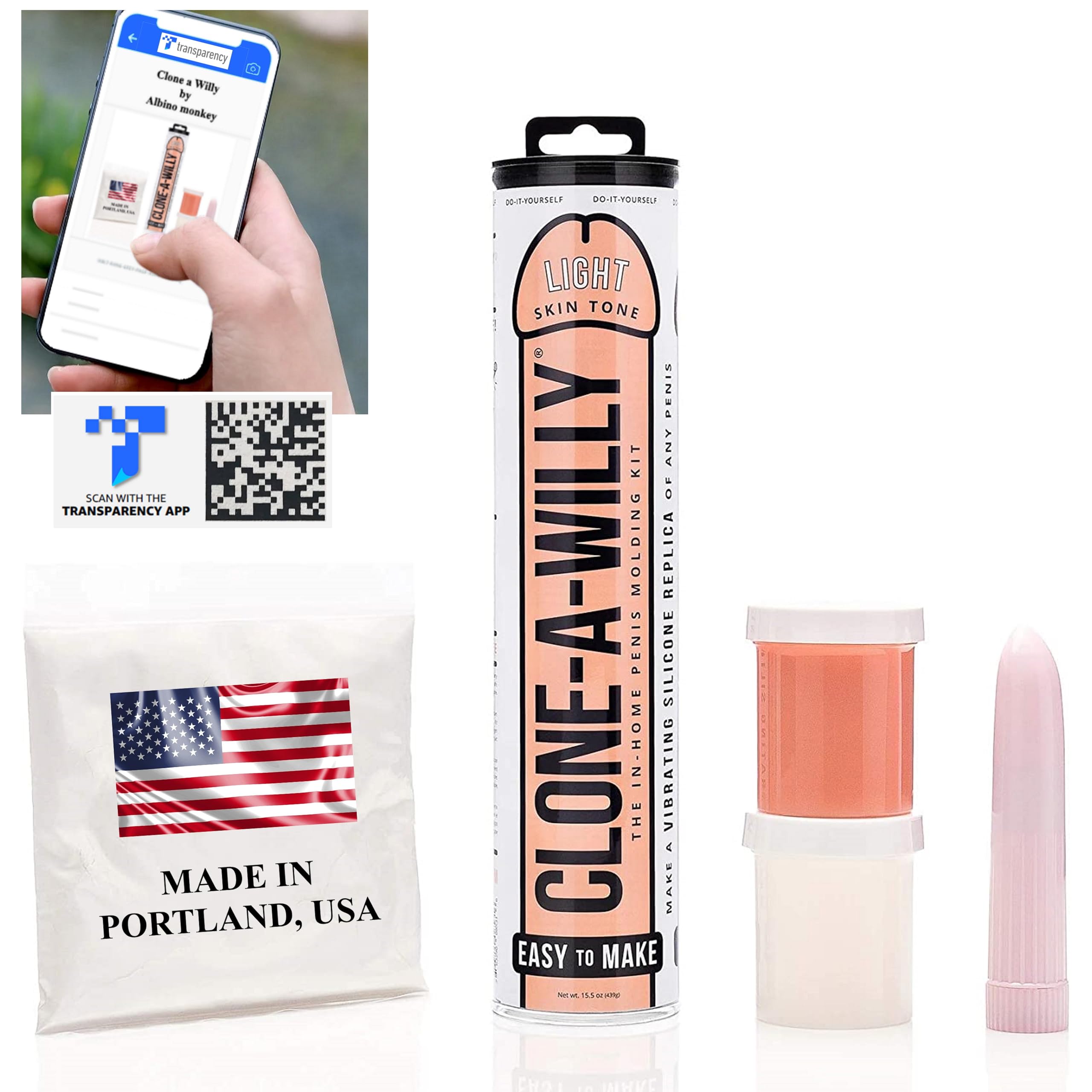 Clone A Willy Kit with - Vibrator - Penis Cloning - Home Made Dildo Kit ...