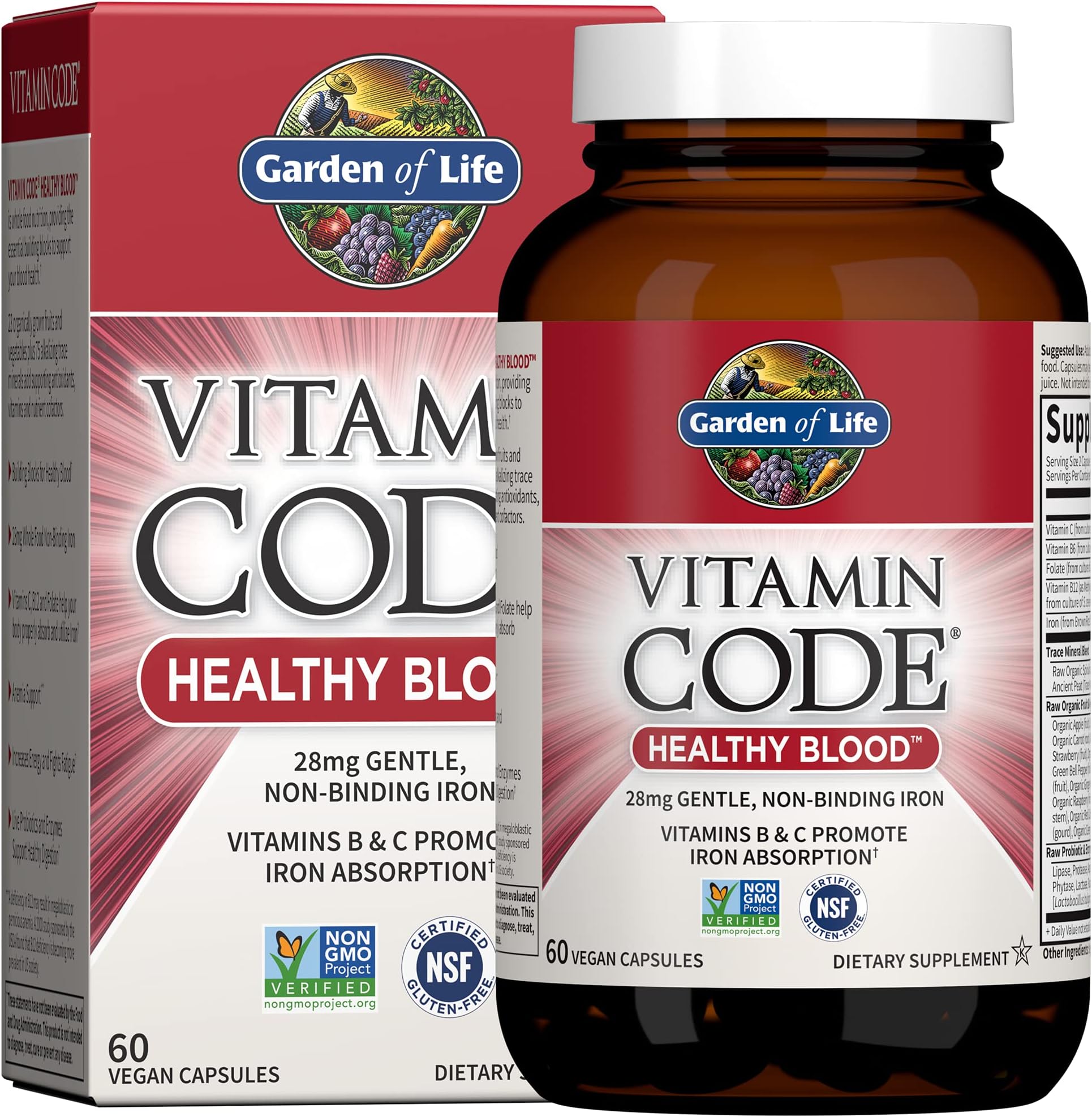 Amazon.com: Garden of Life Multivitamin for Women, Vitamin Code Women's ...
