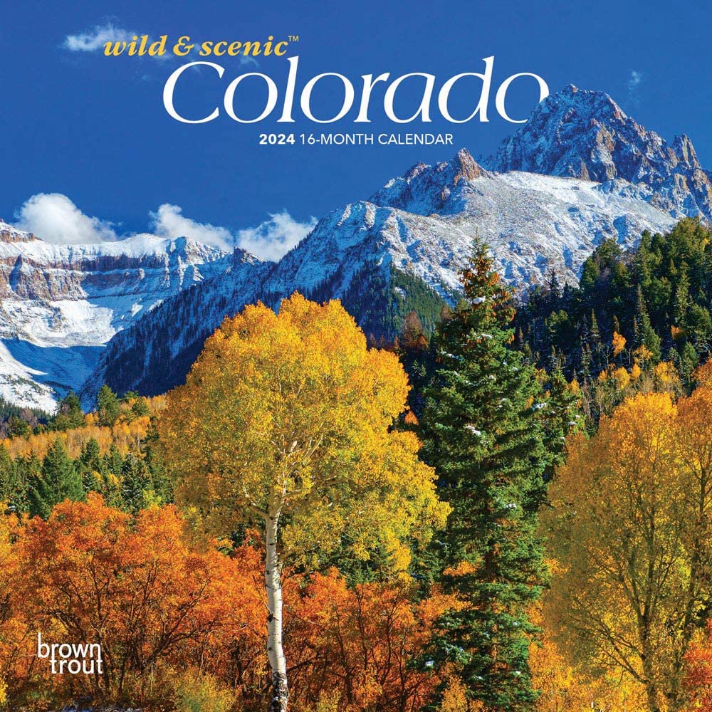 Colorado Wild & Scenic | 2024 7 x 14 Inch Monthly Mini Wall Calendar ...