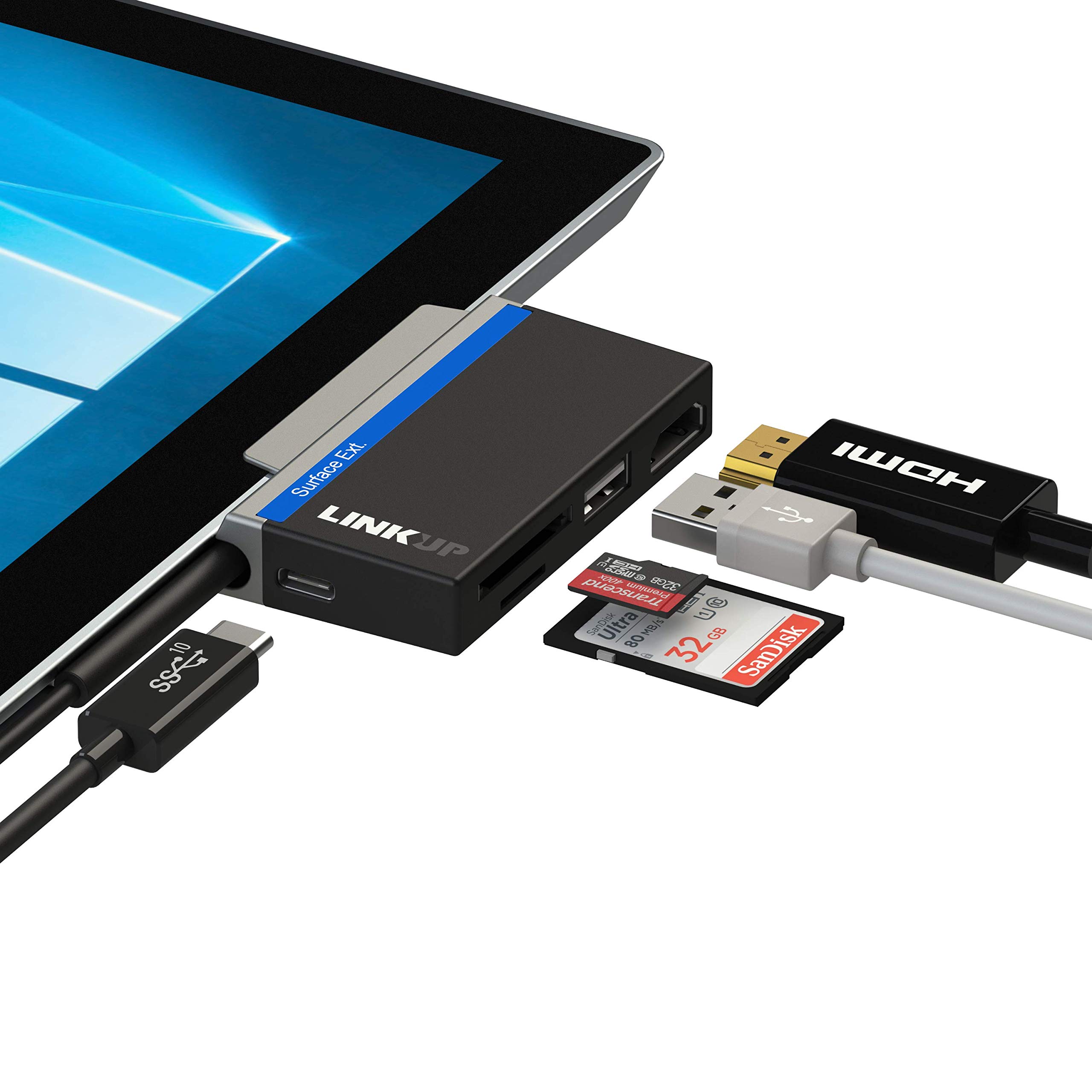 Snapklik.com : LINKUP - Microsoft Surface GO Compatible Docking Station ...