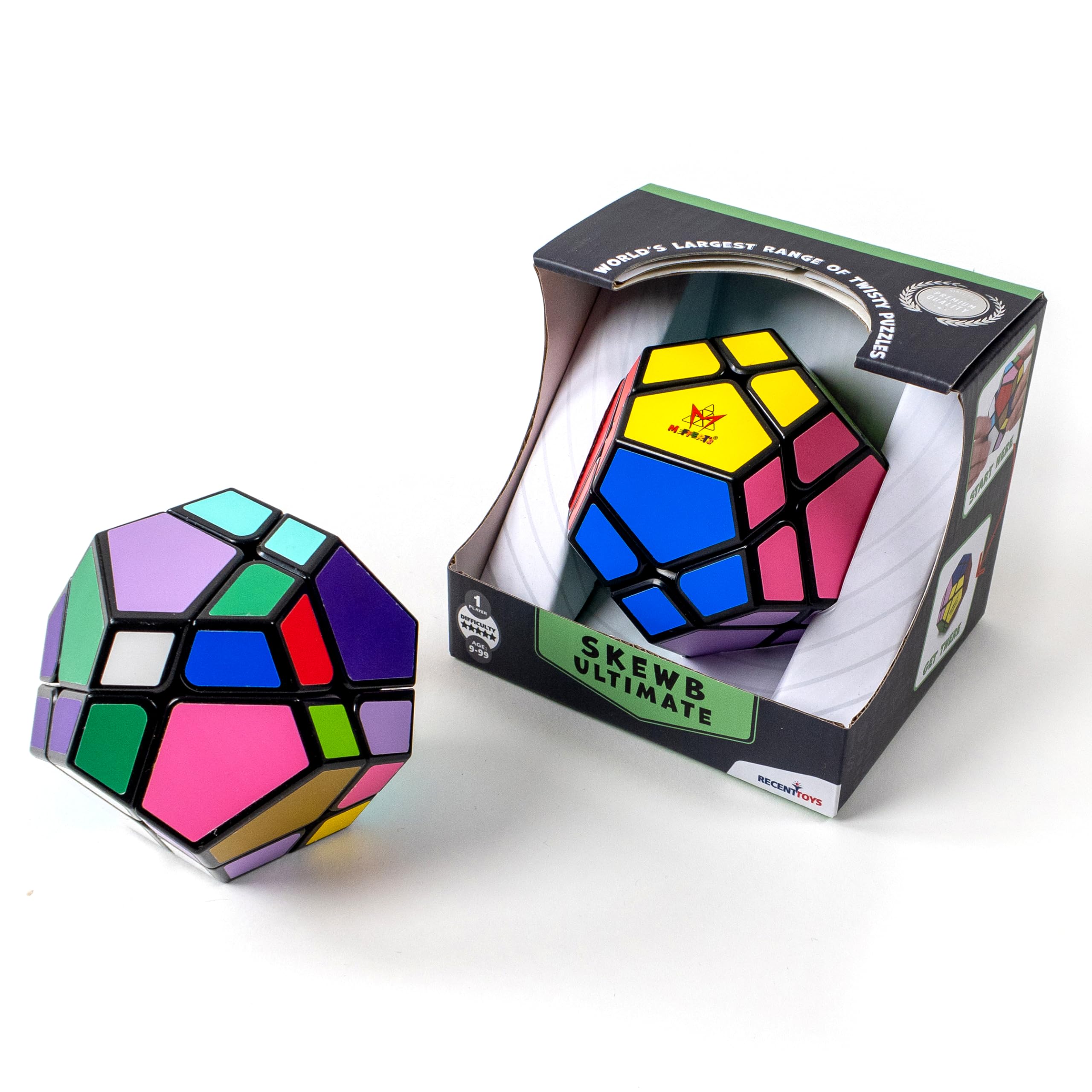 Amazon.com: Meffert's Skewb Ultimate - The Original 12-Sided ...