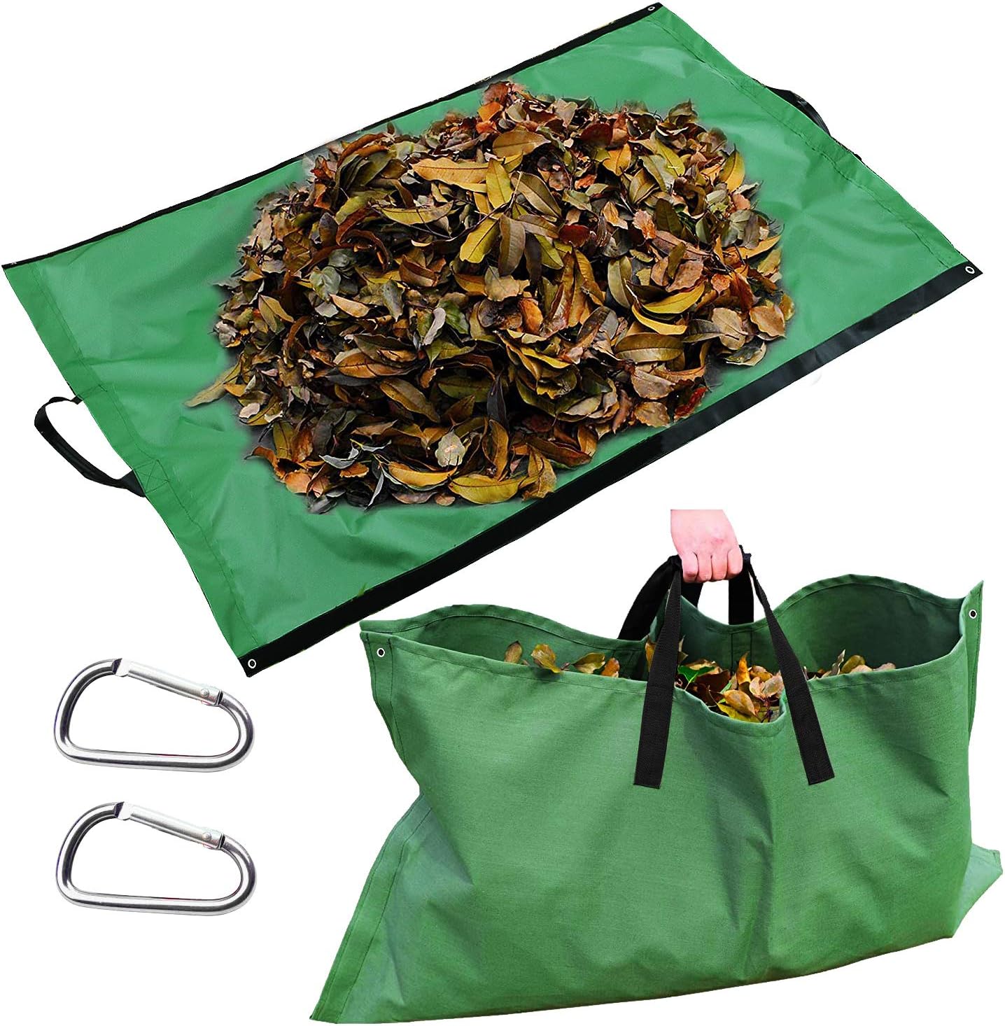 Amazon.com : Leaf Bag for Collecting Leaves, Reusable Heavy Duty ...