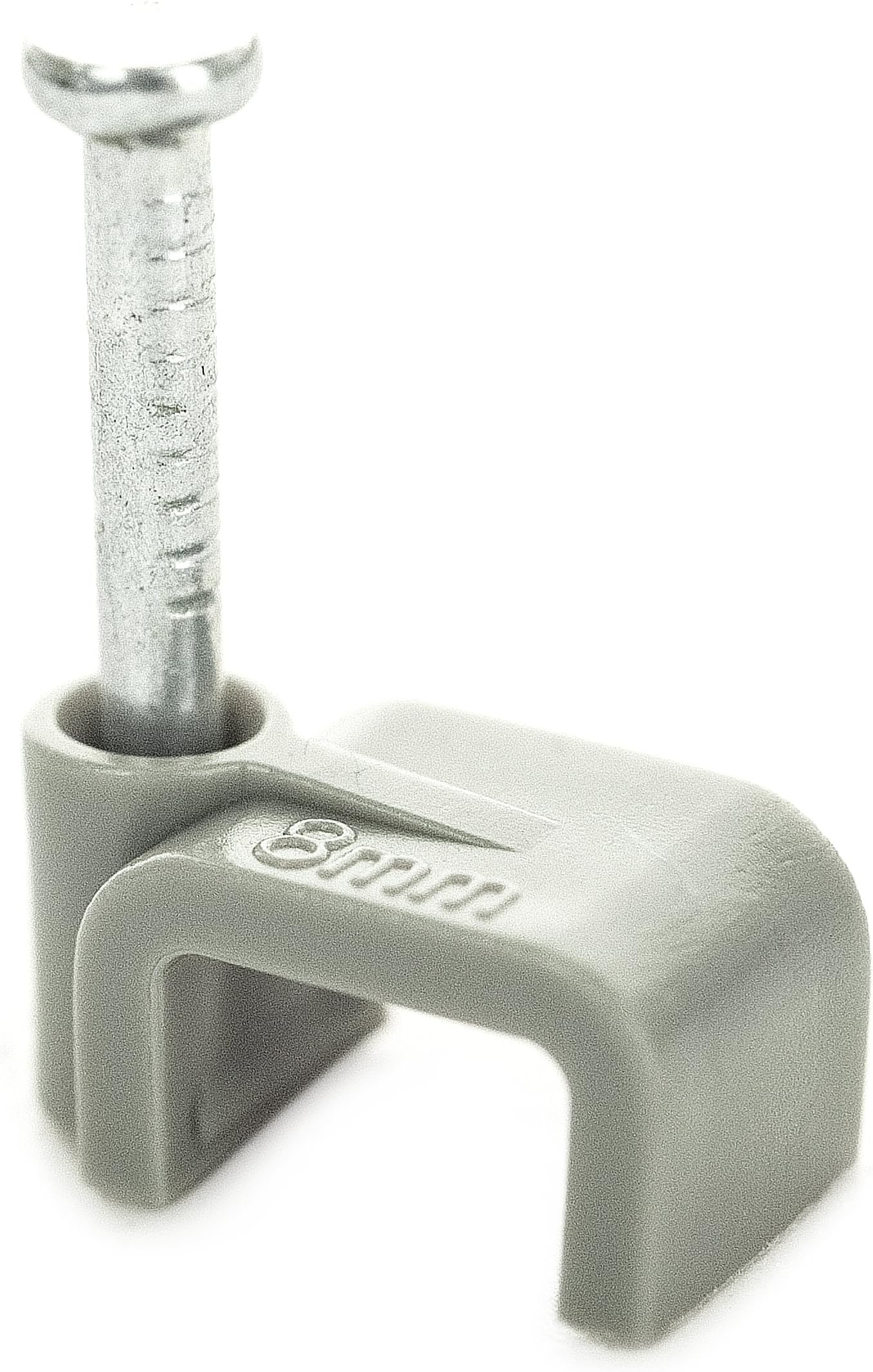 Merriway BH04896 (50 Pcs) Flat Cable Clip for Twin & Earth, Grey 1.5mm ...