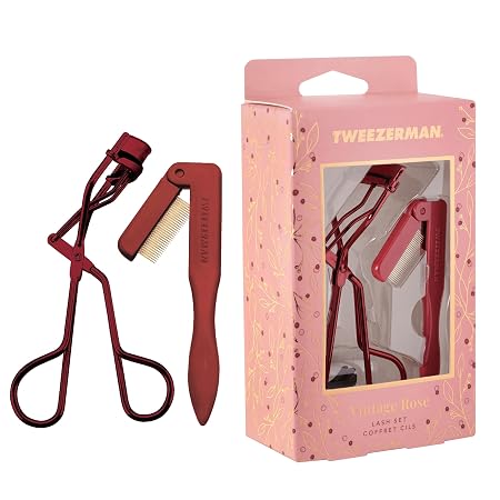 Amazon.com : Tweezerman Vintage Rose Lash Gift Set - Makeup Eyelash ...