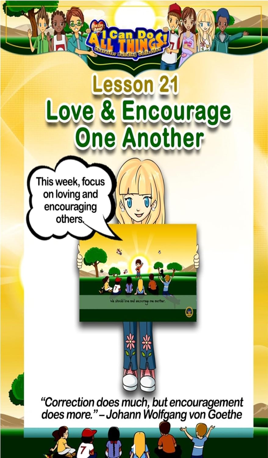 Amazon.com: Love and Encourage One Another (Lesson 21) ("I Can Do All ...
