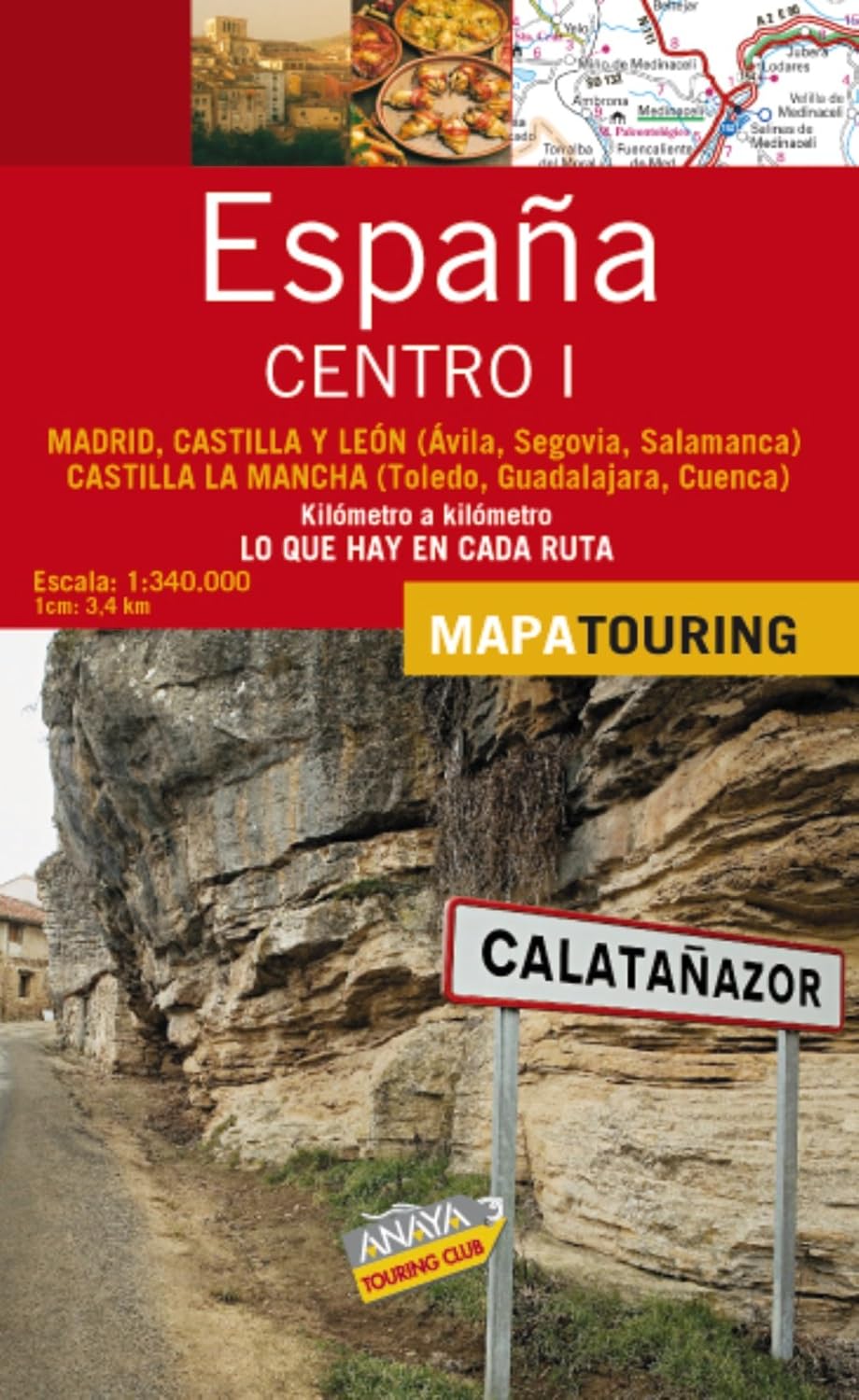 Mapa de carreteras 1:340.000/ Road Maps 1:340.000: Centro I ...
