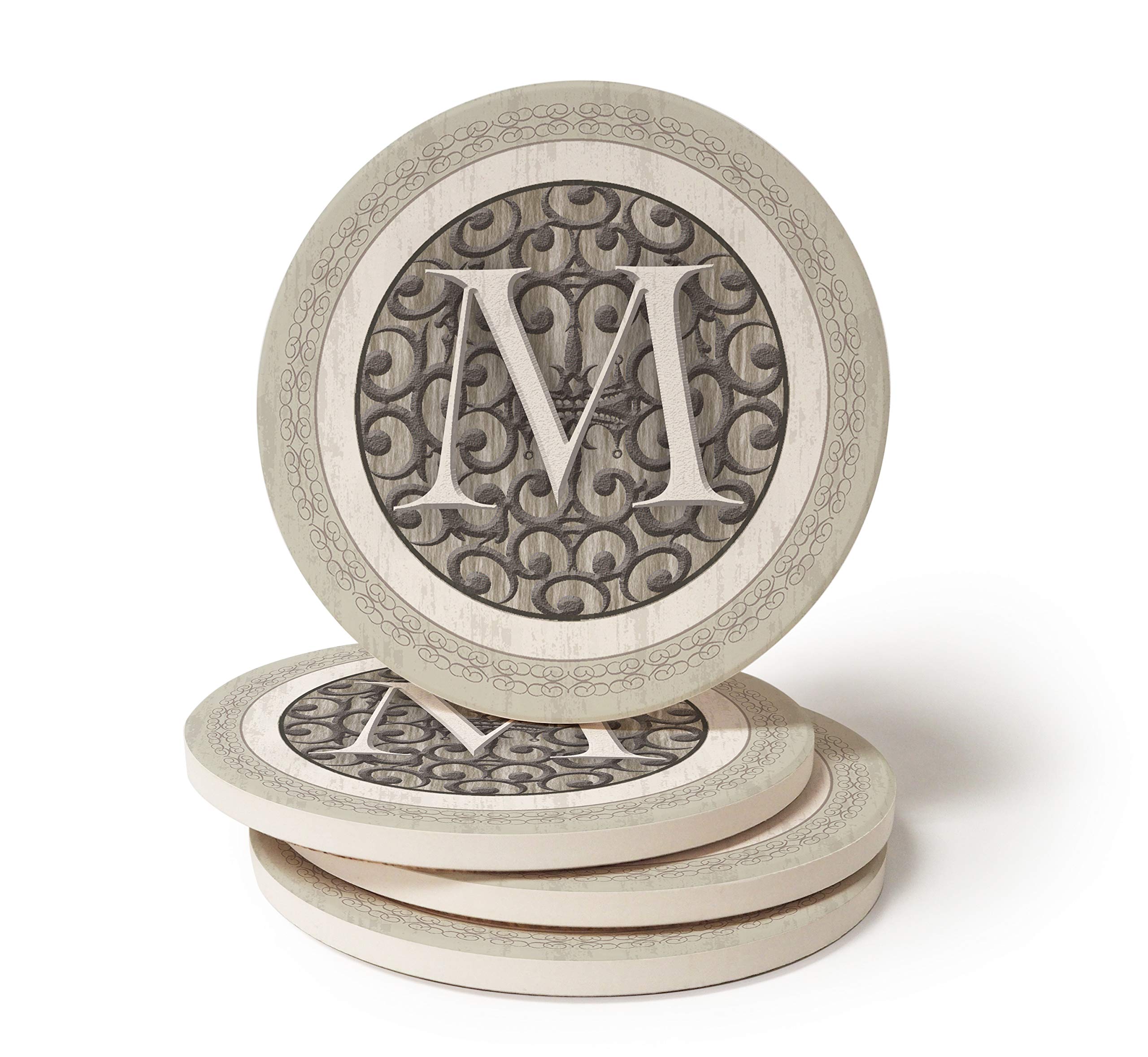 Amazon.com | CoasterStone Monogram M Coasters: Coasters