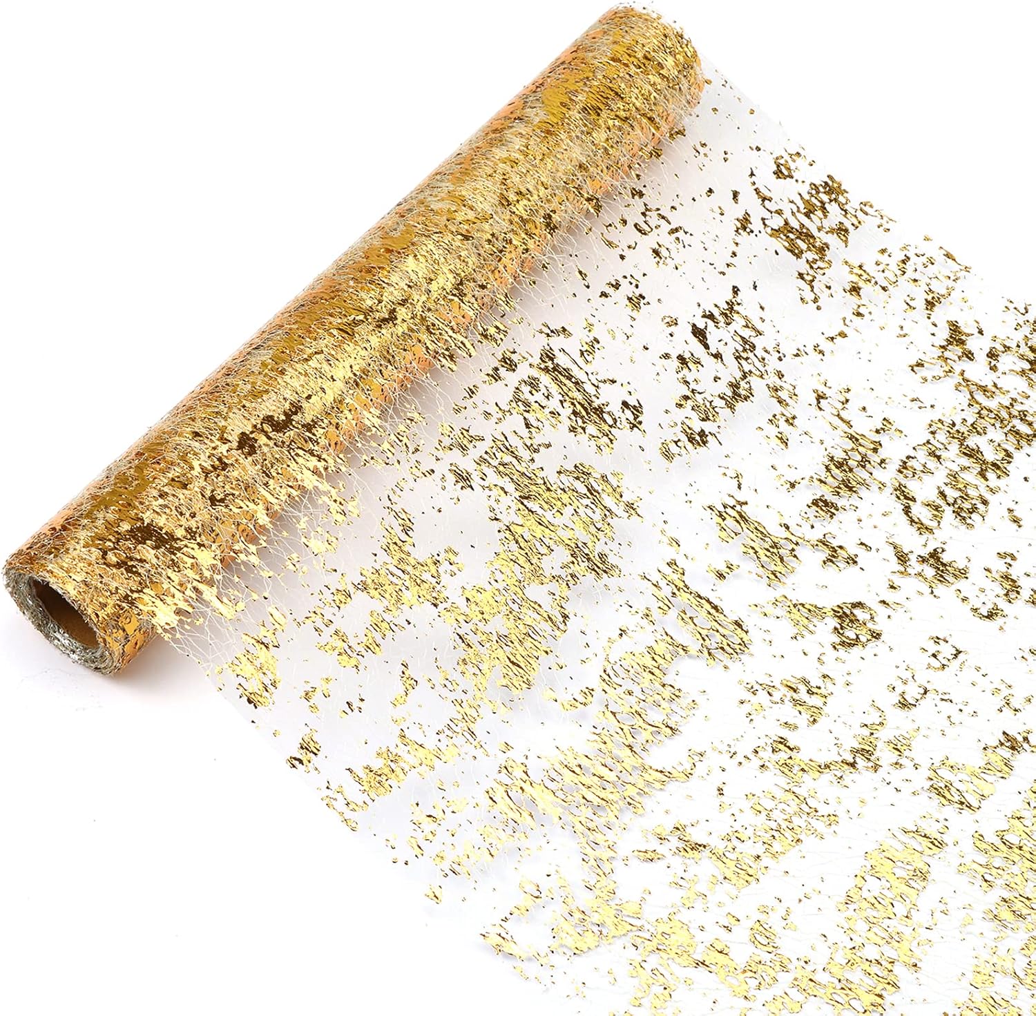 Amazon.com: Fixwal 1 Pieces 11"x 236" Gold Table Runner, Gold Runner ...