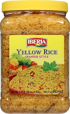 Amazon.com : Iberia Spanish Style Yellow Rice, 3.4 lbs. : Grocery ...