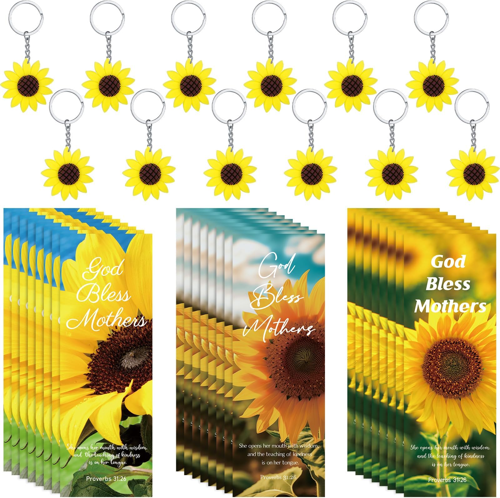 Amazon.com: Trandraft 24 Sets Christian Mother's Day Gifts God Bless ...