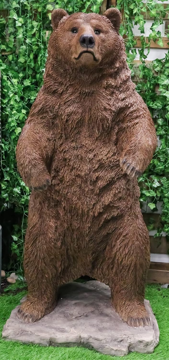 Amazon.com: Ebros Giant Size Forest Wildlife Realistic Standing Brown ...