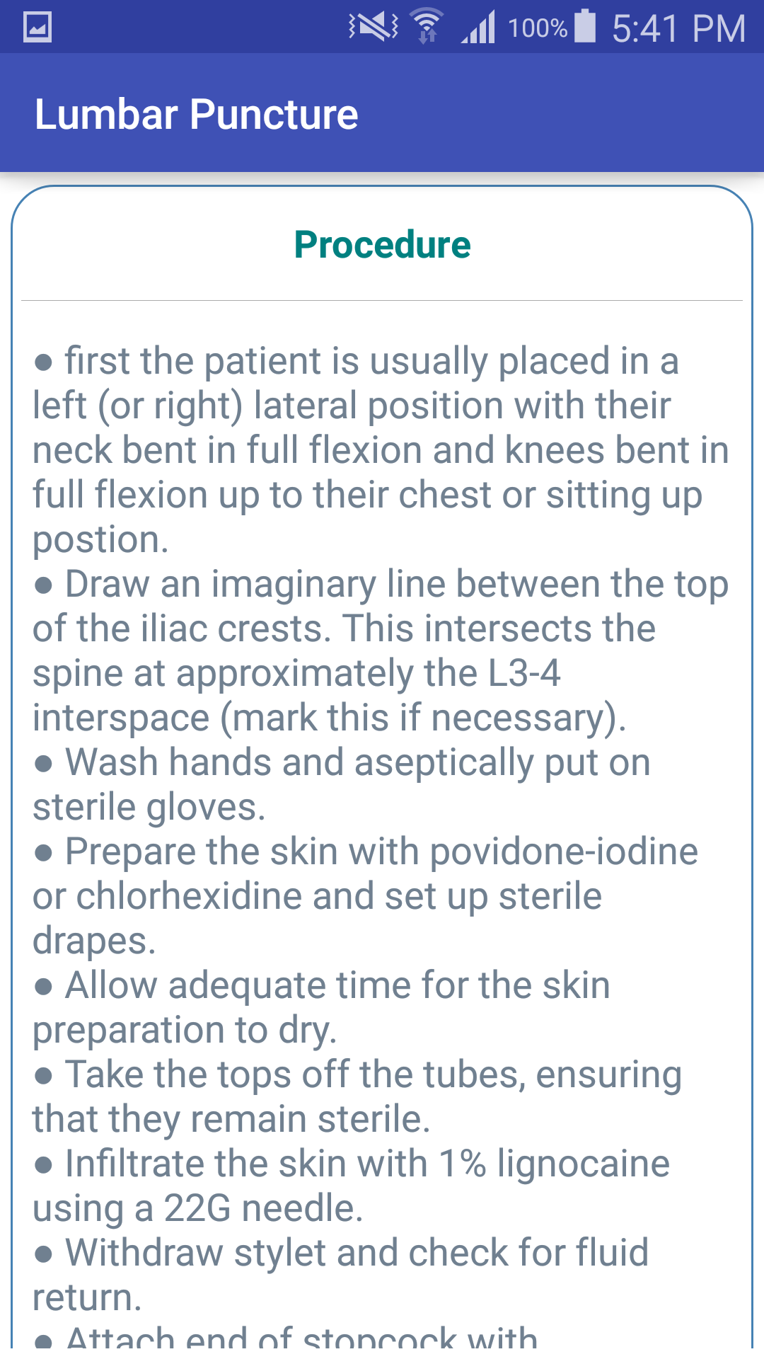 Medical & Surgical Procedures Free - App on Amazon Appstore
