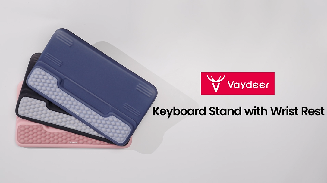 Watch Vaydeer Wrist Rest with Keyboard Stand Ergonomic Support on ...
