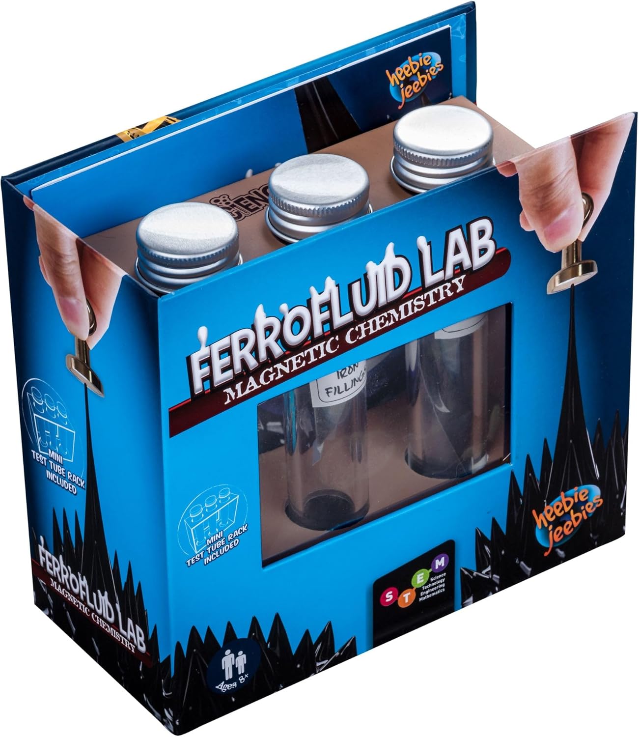 Ferrofluid Lab Magnetic Chemistry by Heebie Jeebies- 5 Experiments for ...