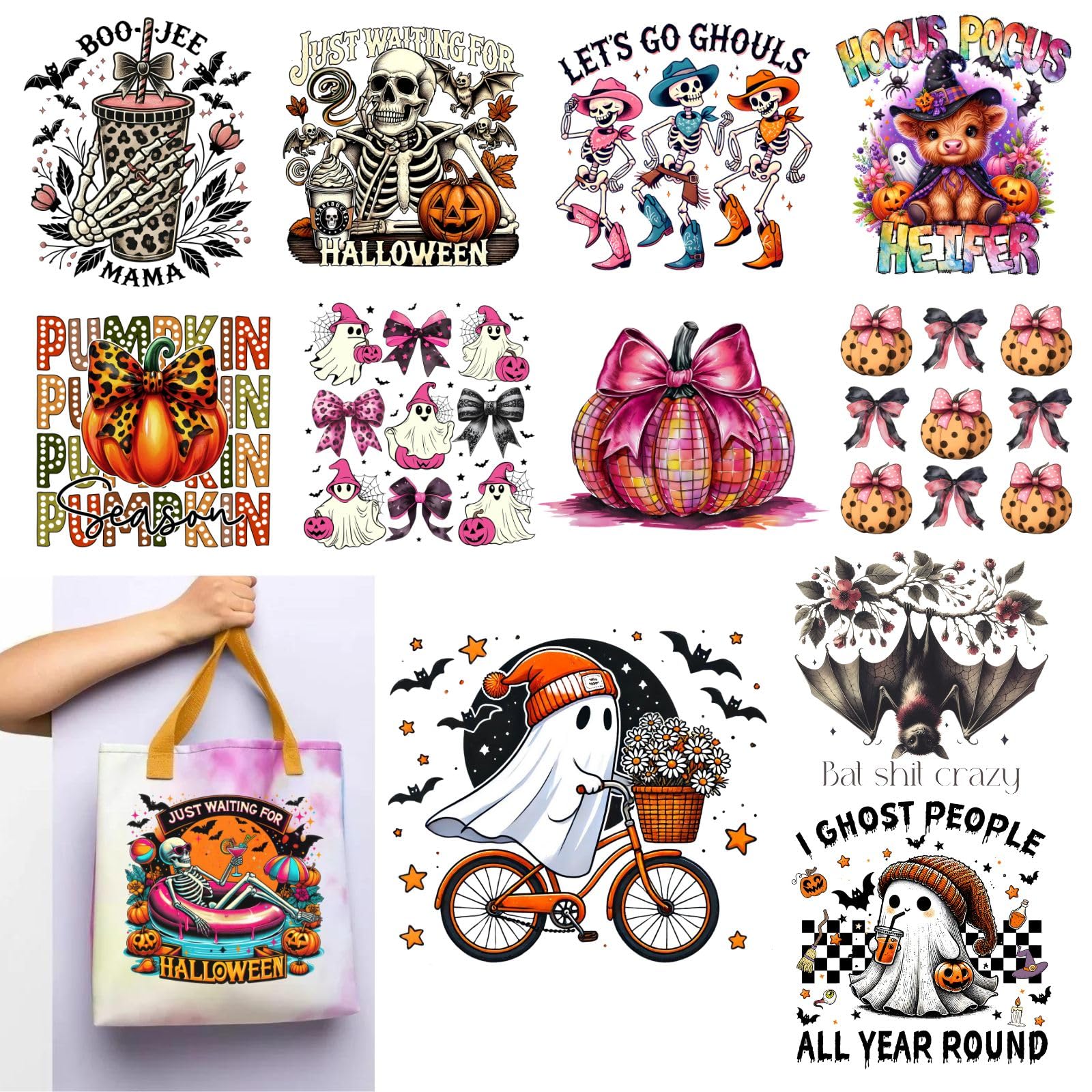 Amazon.com: TransWonder DTF-Transfers-Ready-to-Press 12 Sheets ...