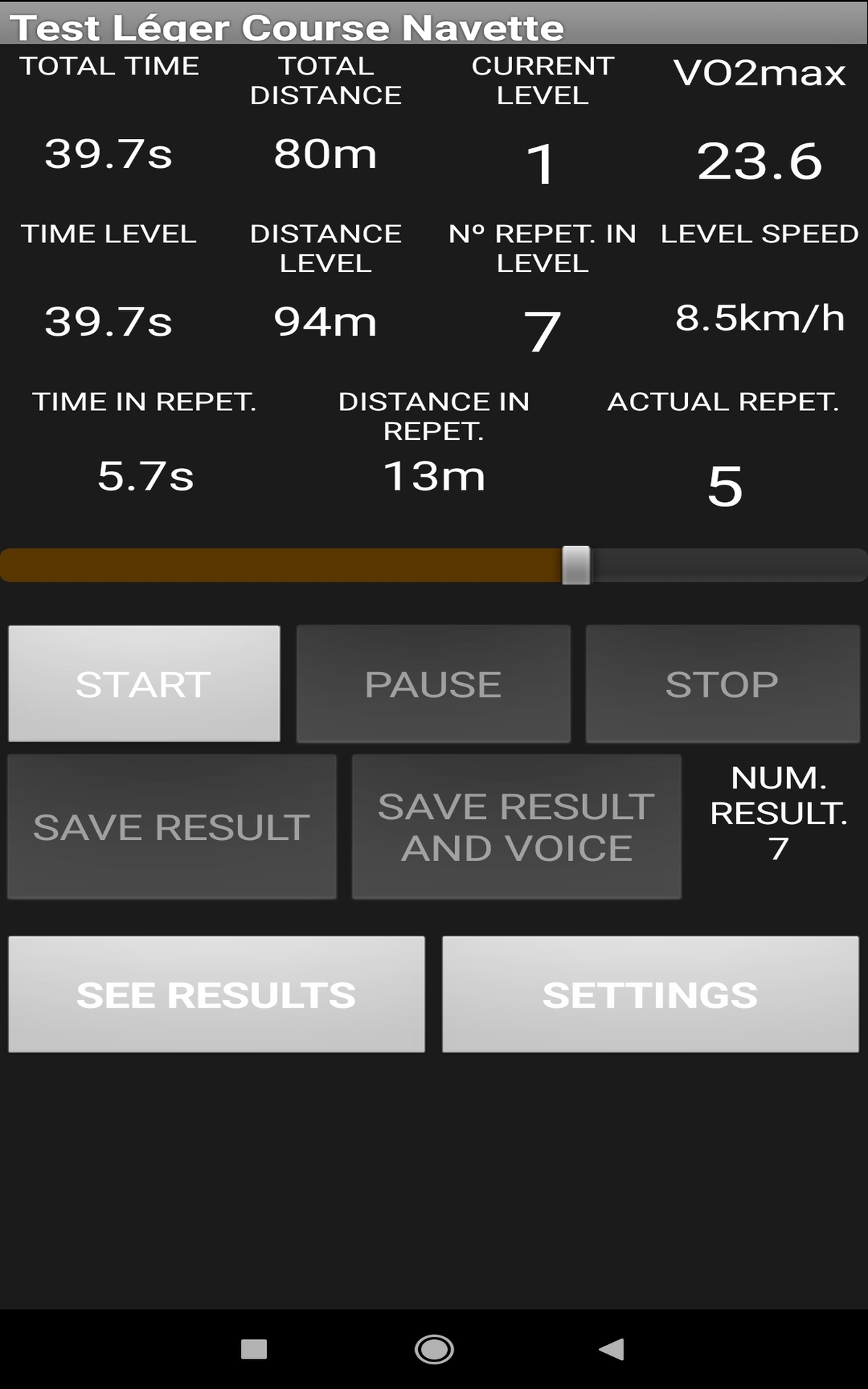 Beep Running Test Leger PRO - App on Amazon Appstore