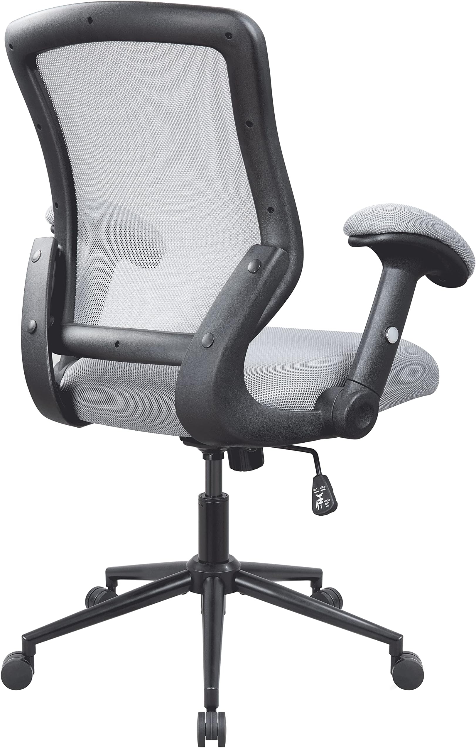 Amazon.com: LONGBOSS Office Chair - Mid Back Home Office Computer Desk ...