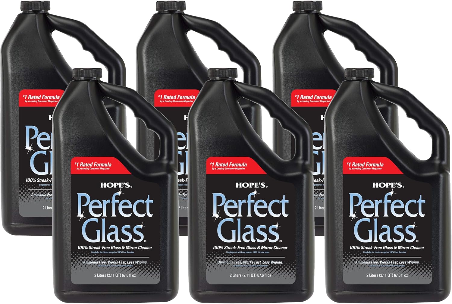 Amazon.com: HOPE'S Perfect Glass Cleaner Spray Refill, Streak-Free ...