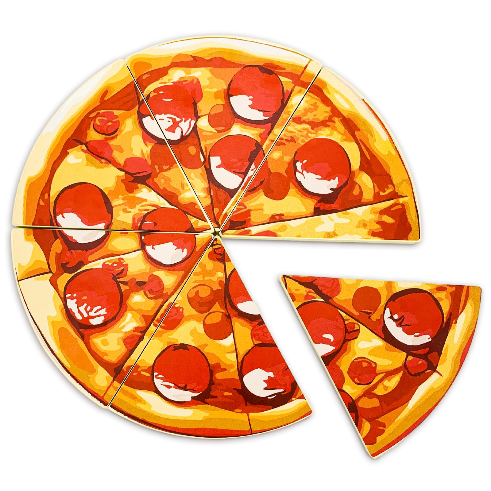 Quarter Pizza Clipart
