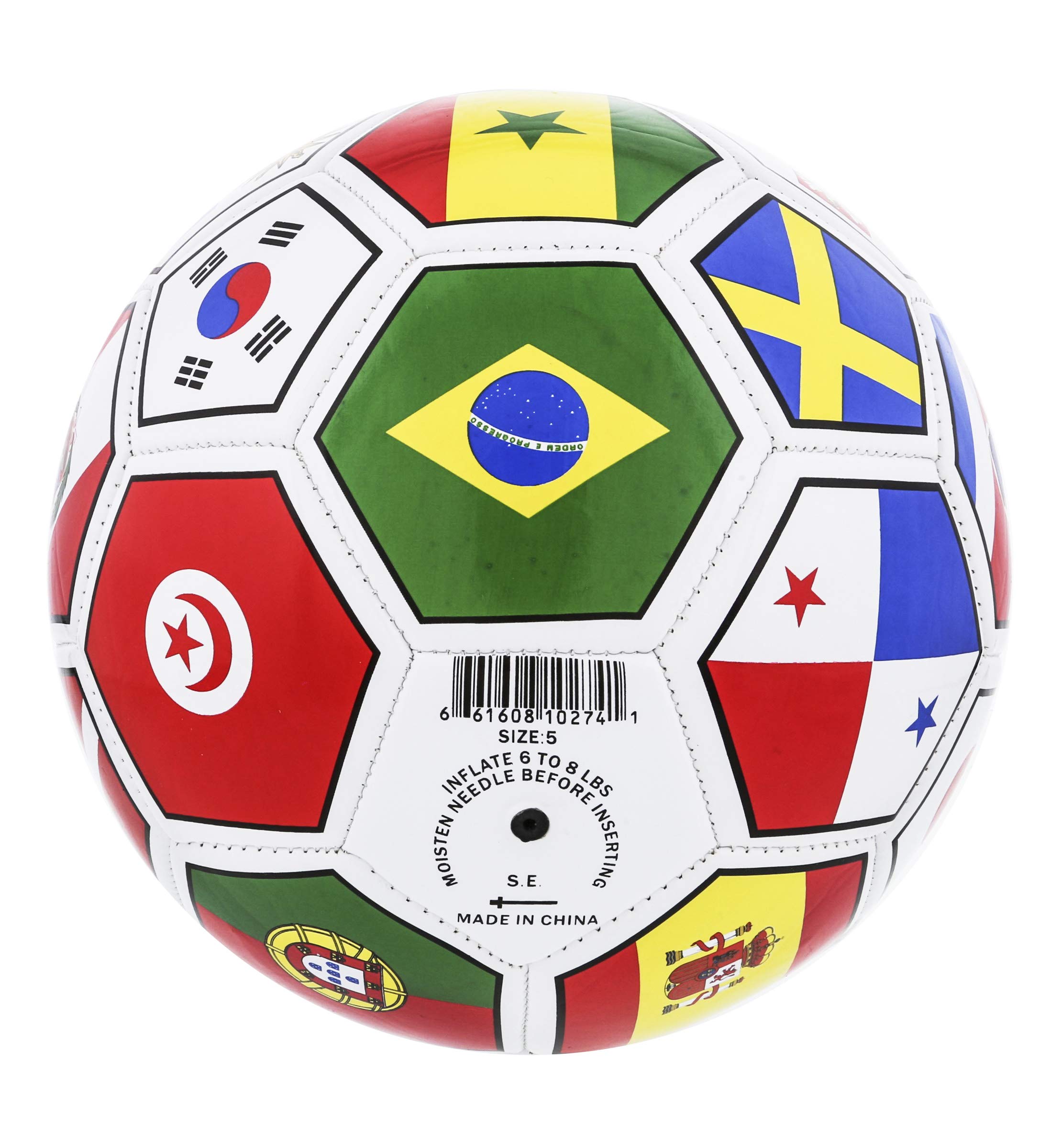 Snapklik.com : Mozlly Soccer Ball International Country Flags High End ...
