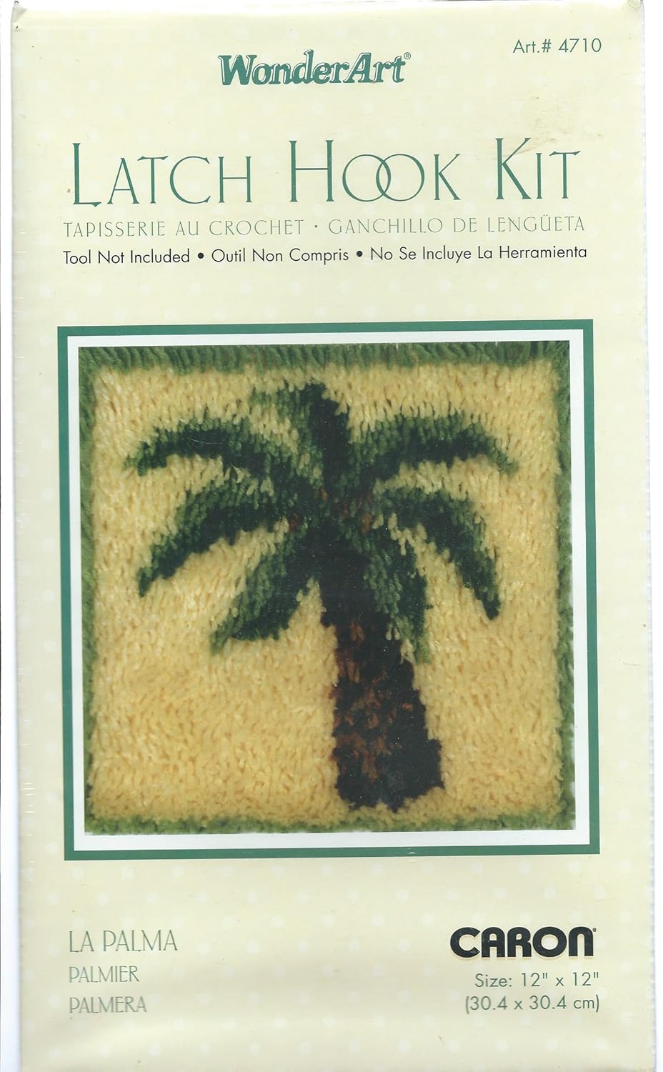 Amazon.com: Wonderart Latch-Hook Kit, La Palma, 12" X 12"