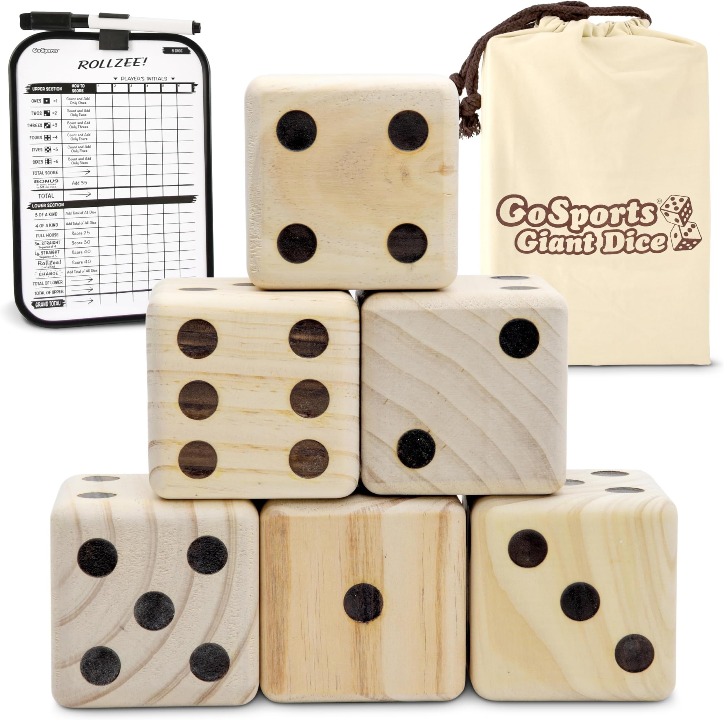 Amazon.com: Decorative Mango Wood Dice (Set of 6 Pieces) : Toys & Games