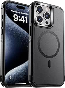 Amazon.com: SUPFINE Magnetic for iPhone 15 Pro Max Case,[Compatible with MagSafe] [15 FT ...