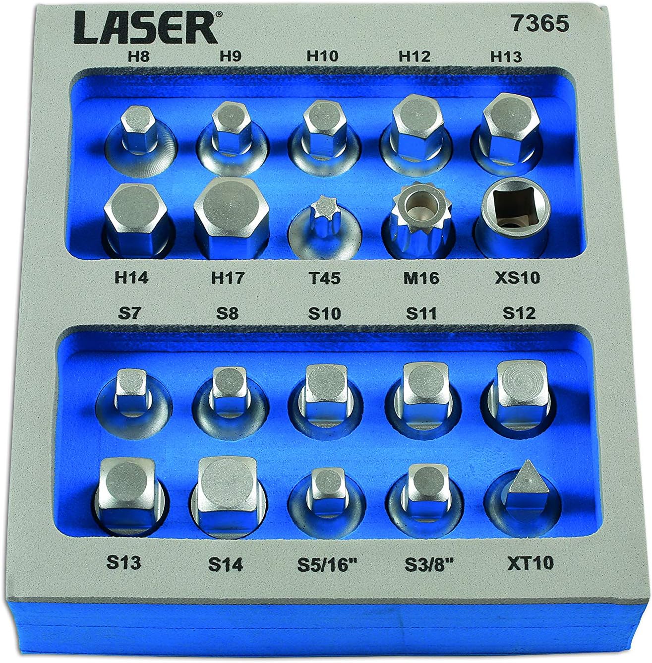Laser 3175 Drain Plug Key Set 3/8"D 14pc : Amazon.co.uk: DIY & Tools