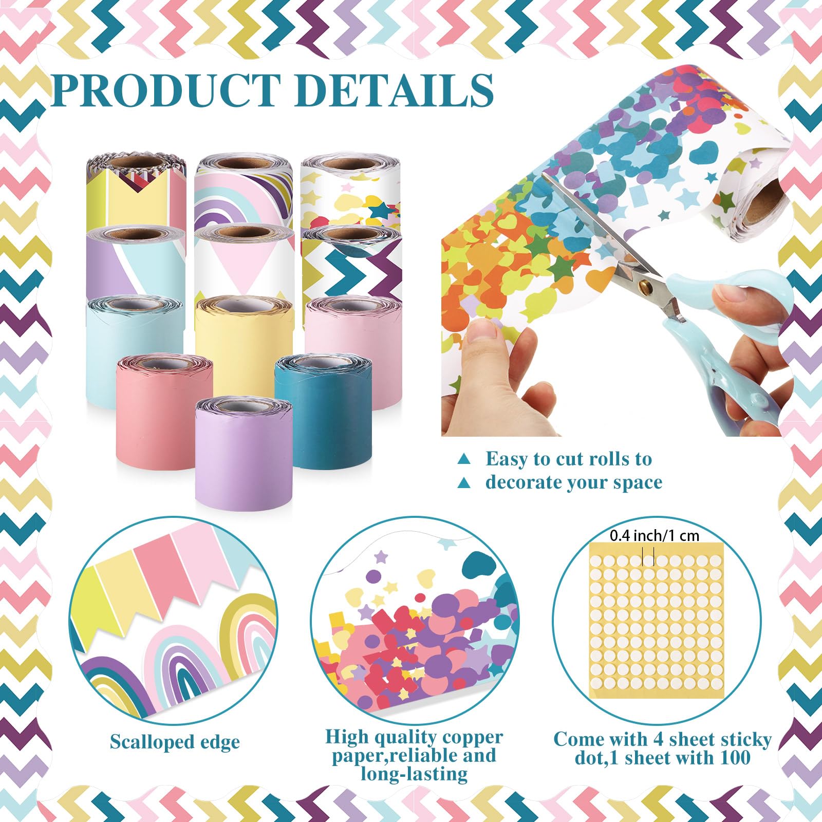 Boho Bulletin Board Set Welcome Back Bulletin Board Decor Set – Rainbow ...