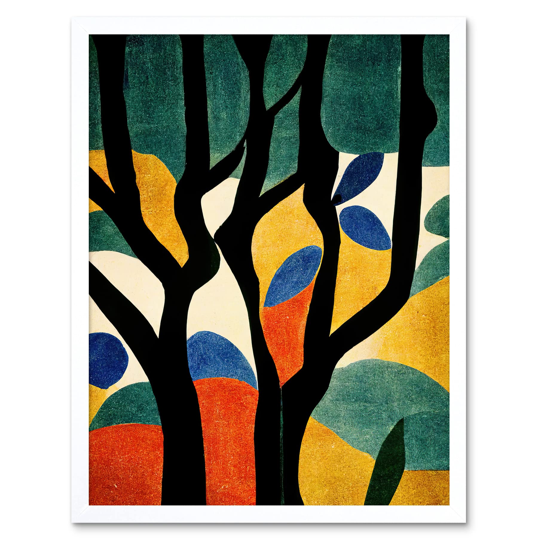 Simple Autumn Tree Painting